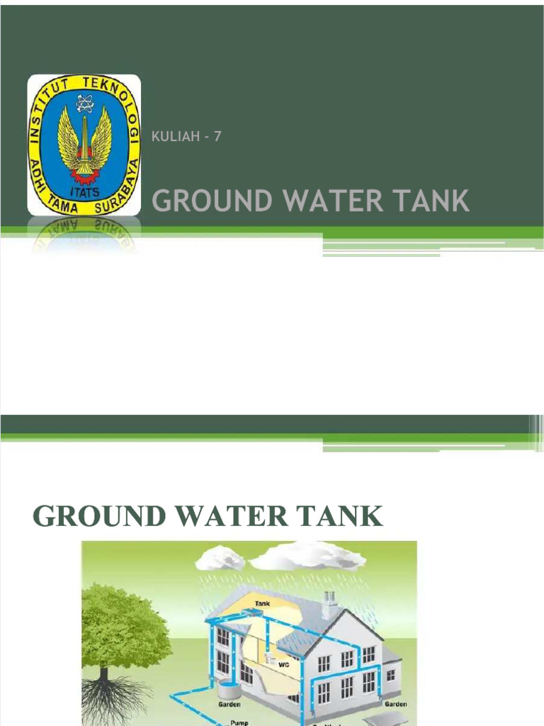 Pengertian dan Fungsi Ground Tank | PDF