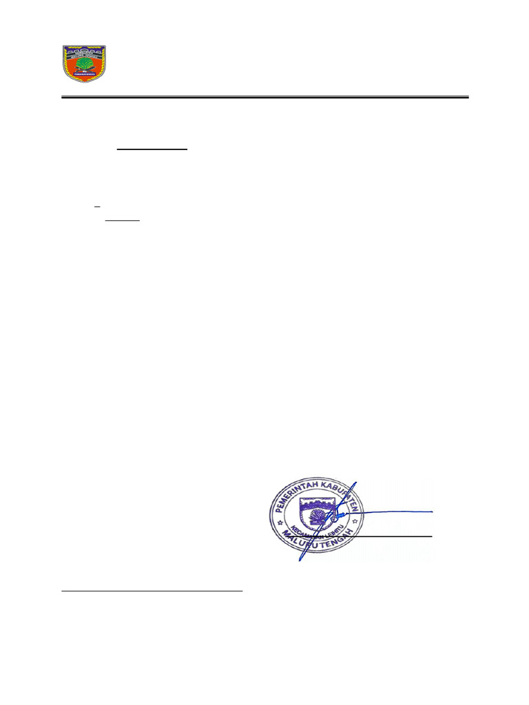 Undangan Sosialisasi Saniri Negeri Leihitu | PDF