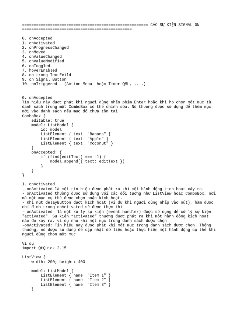 Signal-ON - QML | PDF