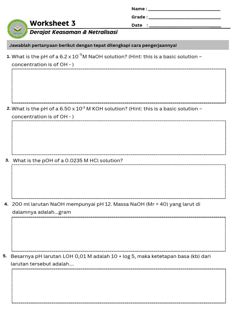 WS PH - Netralisasi | PDF