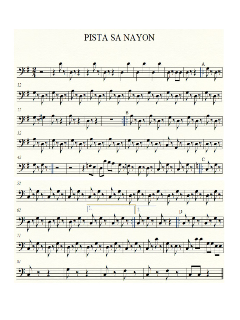 Bass Pista Sa Nayon | PDF