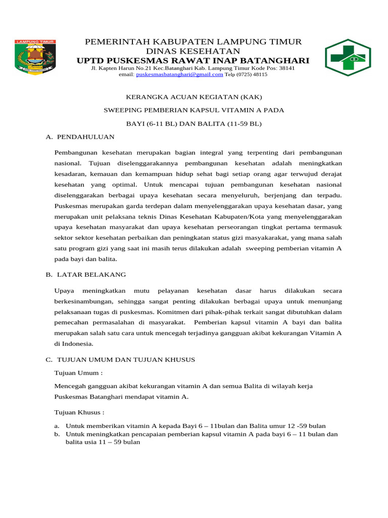 KAK Sweeping Vitamin A | PDF