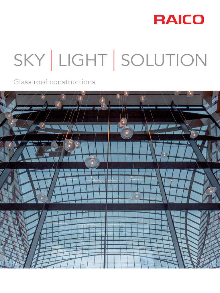 RAICO Glass Roof Solutions Overview | PDF | Roof | Building Engineering