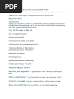 DBT Worksheet: Mastering "No" Skills | PDF | Dialectical Behavior ...