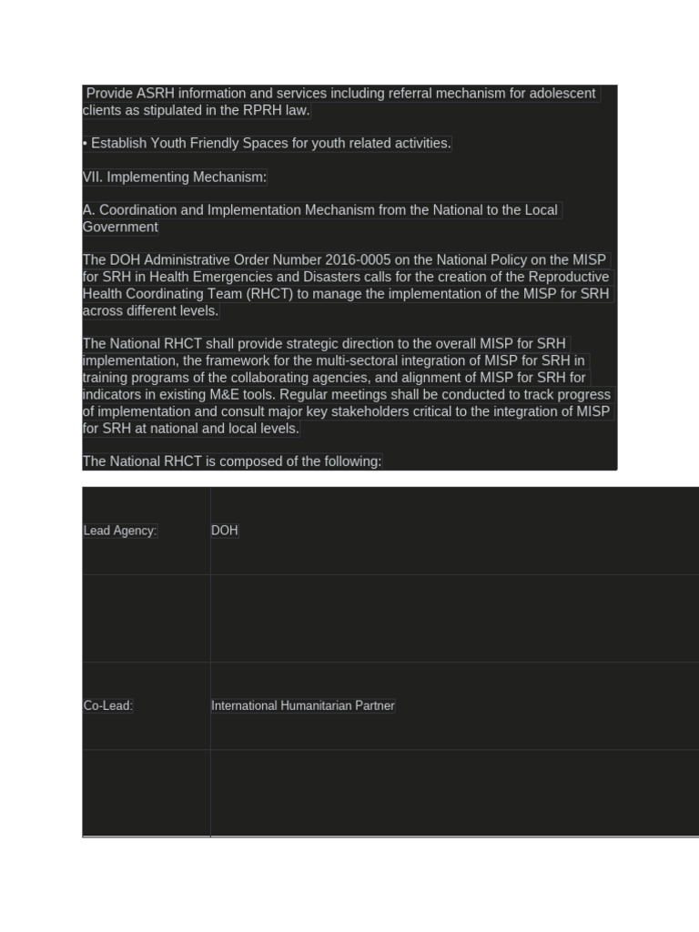 Clients as Stipulated in the RPRH Law | PDF | Public Sphere | Public Health