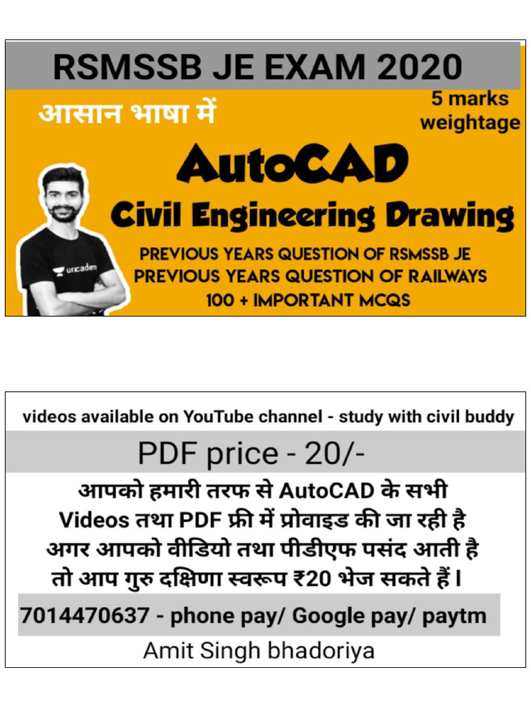 Auto Cad Pdf Till Lec 6 Pdf Computing