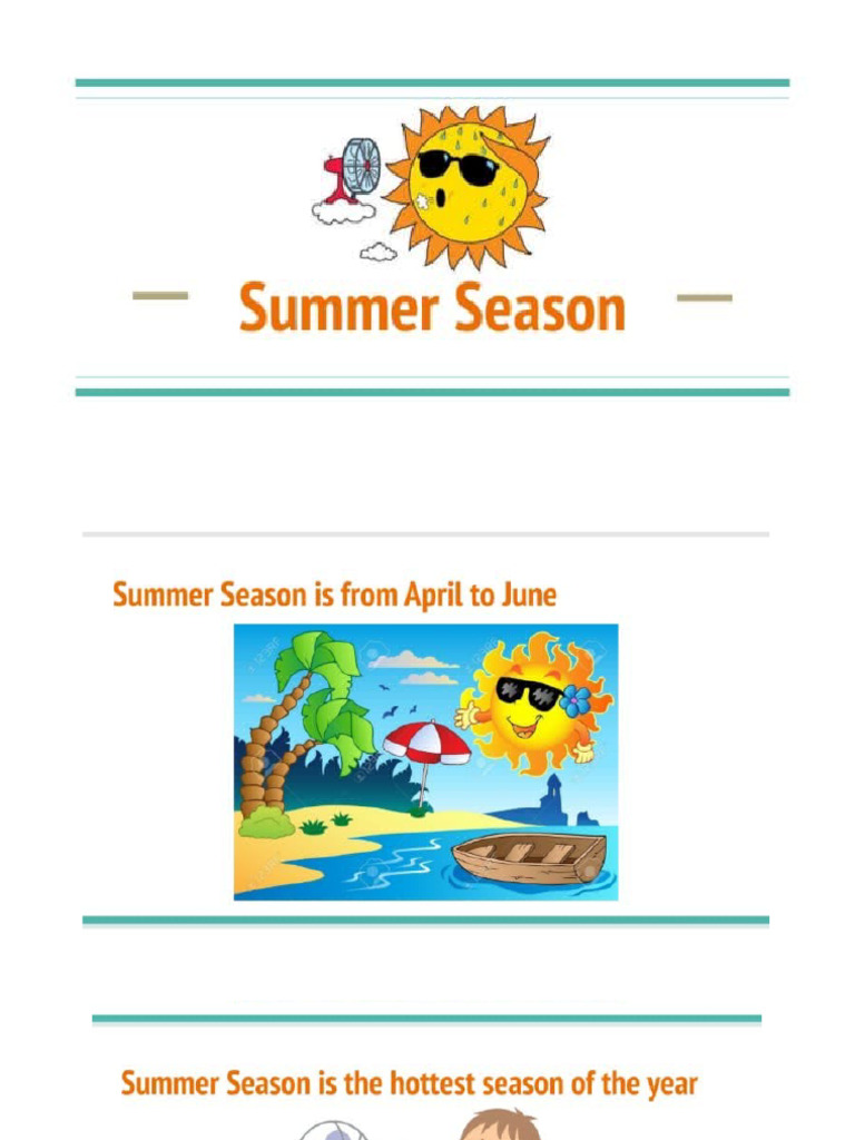 Introduction of Summer Season | PDF