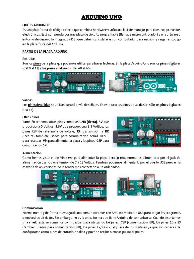 Arduino Uno Cole | PDF | Arduino | Electrónica
