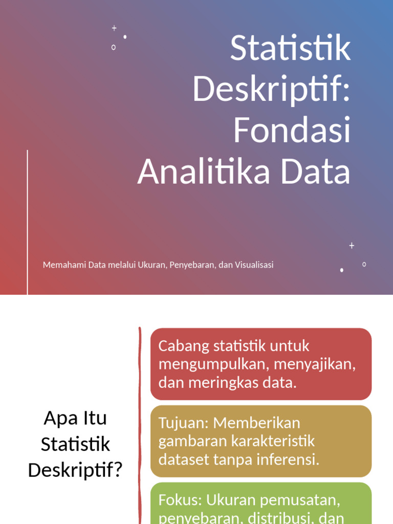 Statistik Deskriptif Analitika Data | PDF