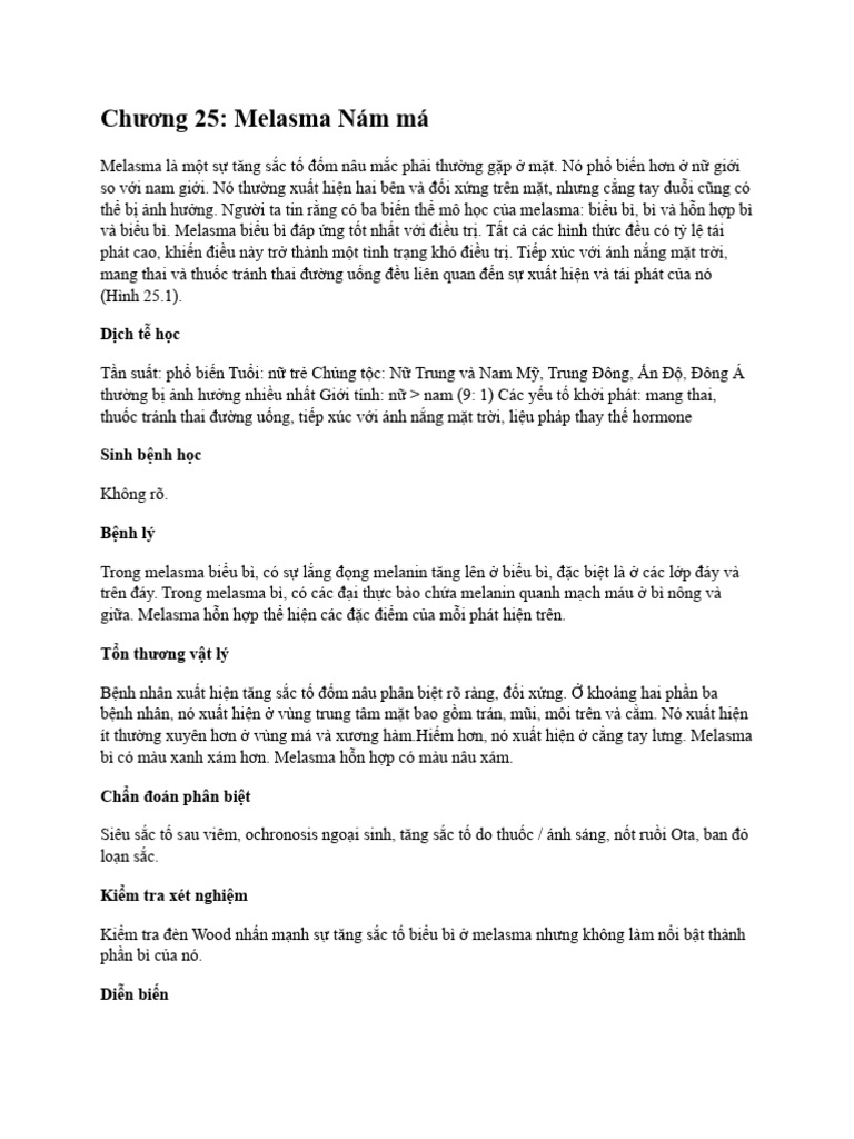 Melasma | PDF