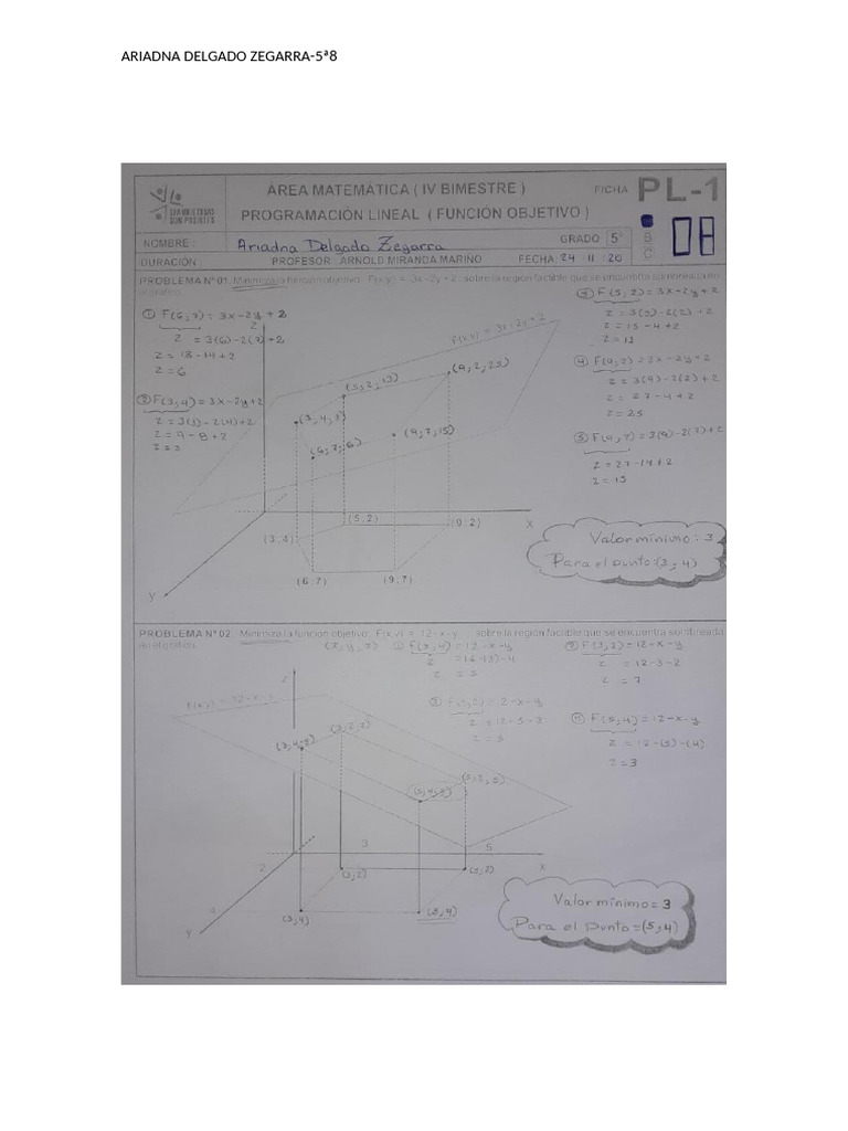 5a8 - Fichas Mate | PDF
