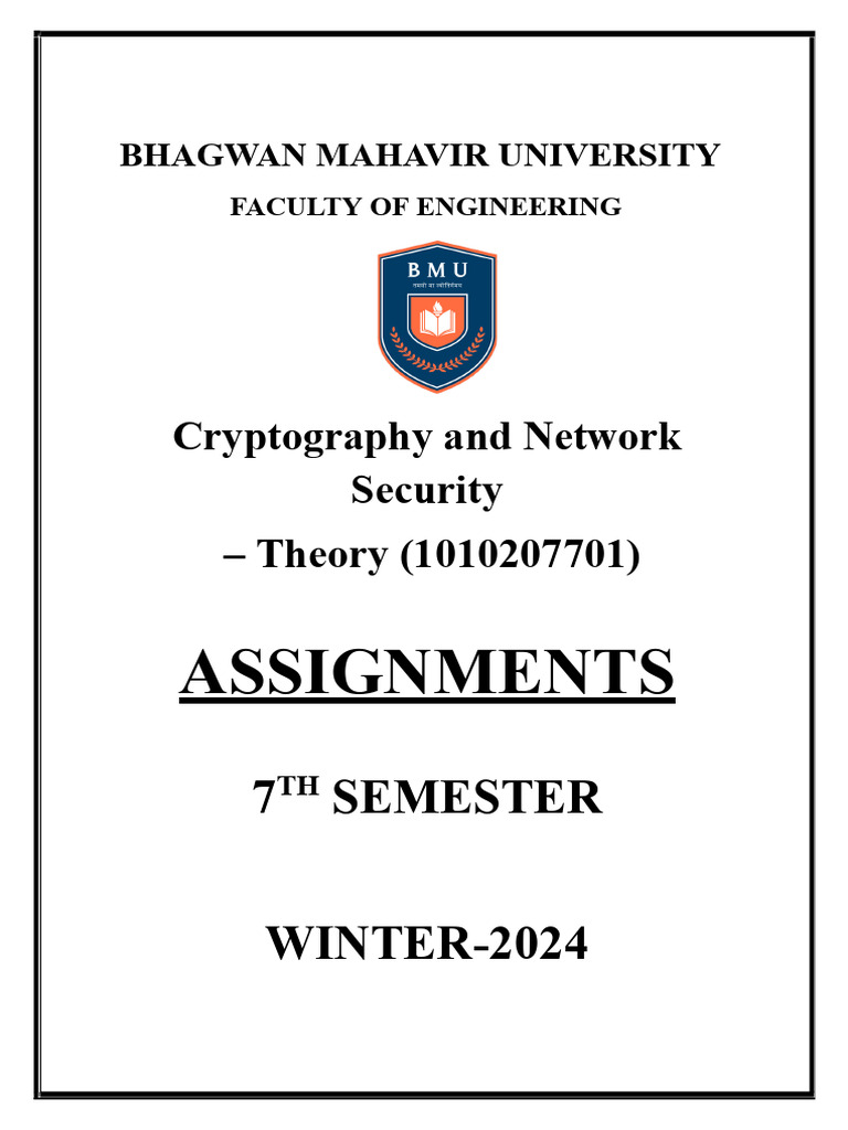 Cns Assignments 6 | PDF