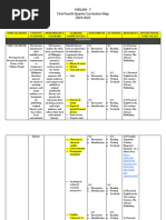 Grade 8 English Matatag Curriculum Map | PDF | Curriculum | Learning