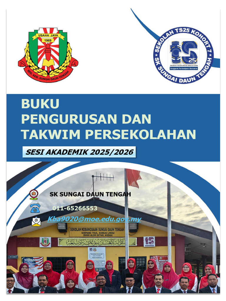 Buku Pengurusan Dan Takwim Persekolahan 2025 | PDF