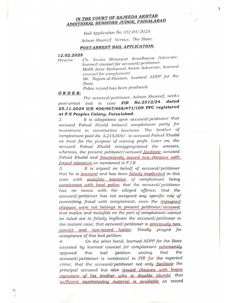 Document 110 - 2nd Bail Rejection | PDF