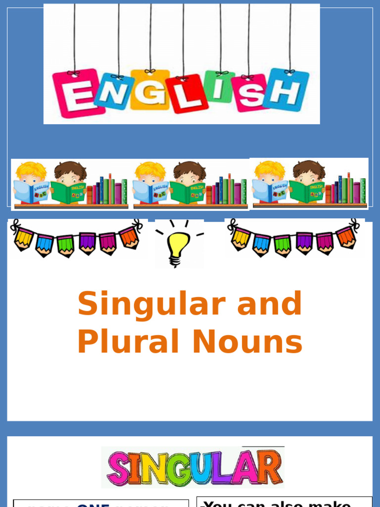 Understanding Singular and Plural Nouns | PDF