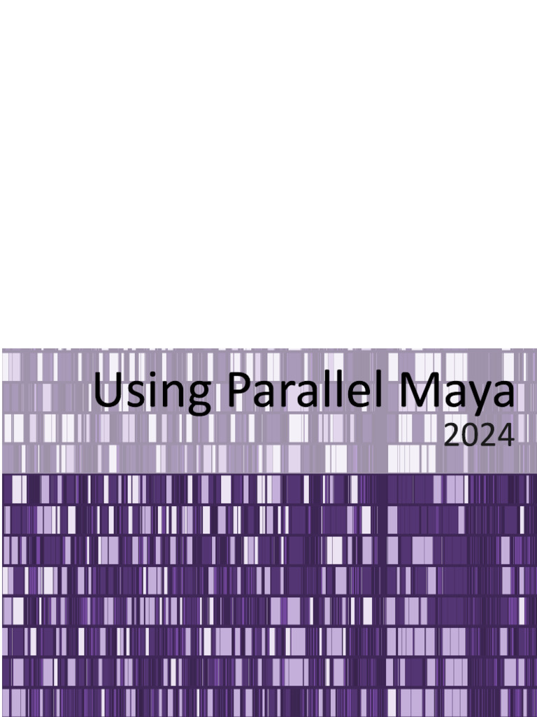 UsingParallelMaya | PDF | Graphics Processing Unit | Computer Cluster
