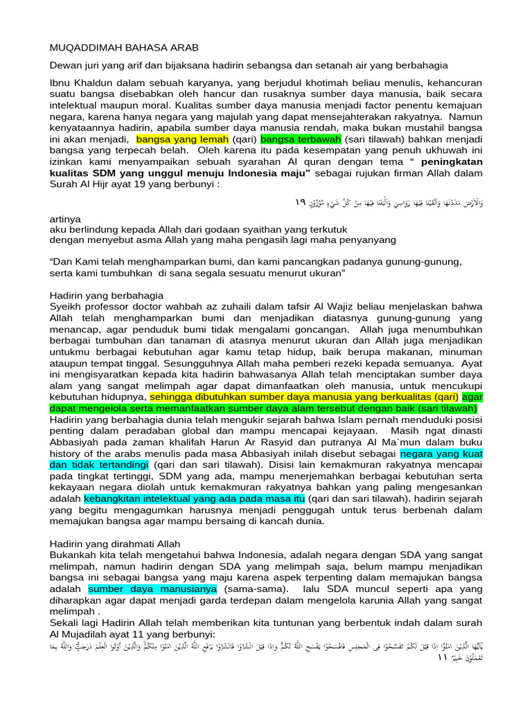PENINGKATAN SDM MENUJU INDONESIA MAJU | PDF