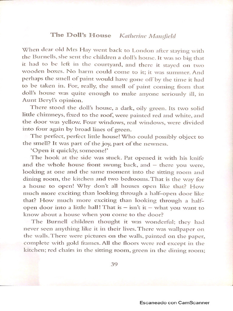 The Doll's House | PDF