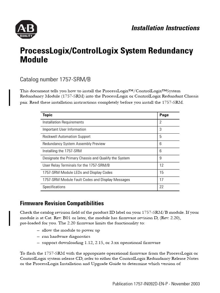 1757-SRM - Manual de Instalacao | PDF | Electrical Connector | Switch