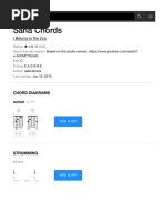 Guitar Chords and Lyrics For "14" by Silent Sanctuary: PDF | PDF