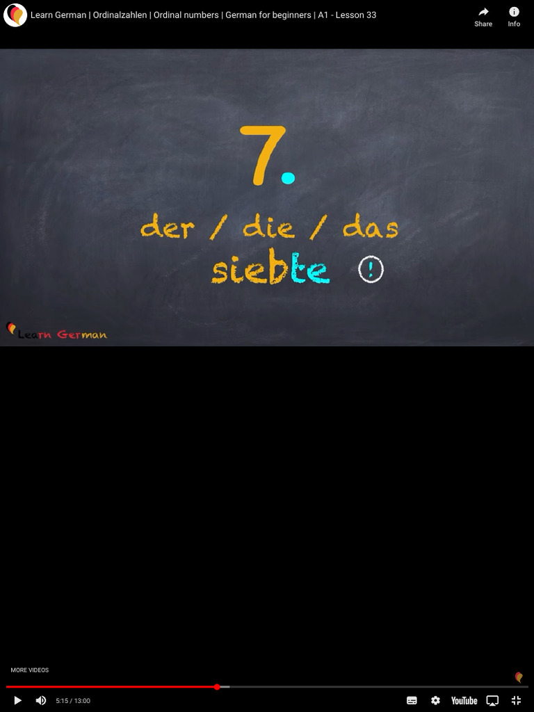 Lesson 33 - Learn German | PDF