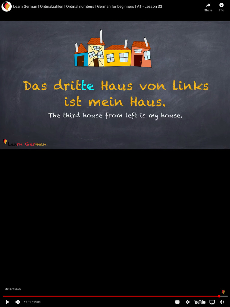 Lesson 33 - Learn German 5 | PDF