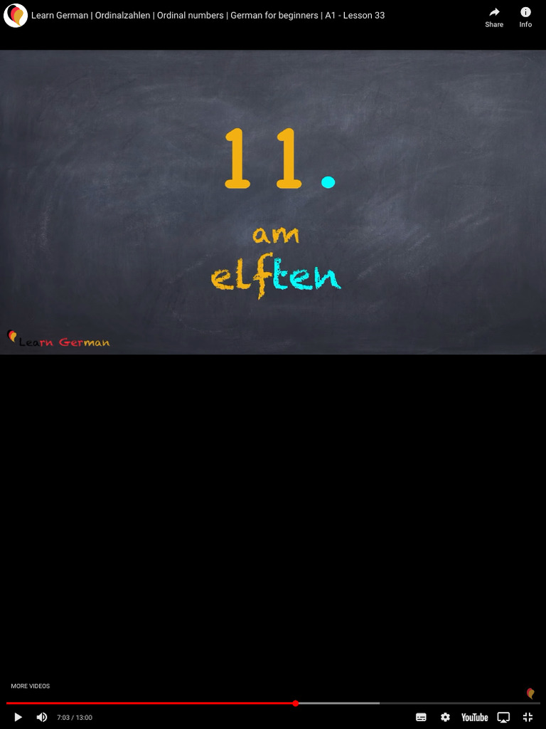 Lesson 33 - Learn German 4 | PDF