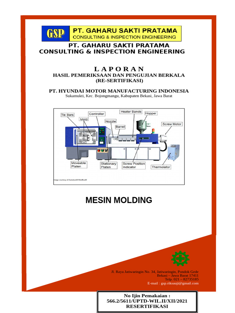 Format Report - Mesin Molding | PDF