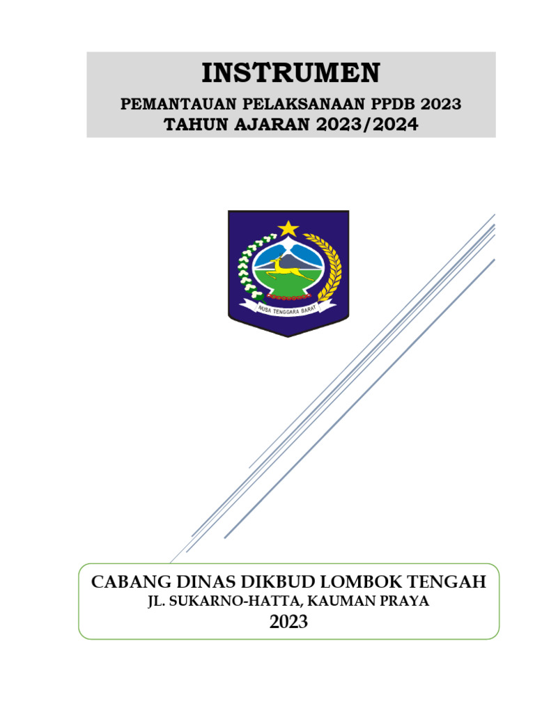 Instrumen PPDB 2023 | PDF