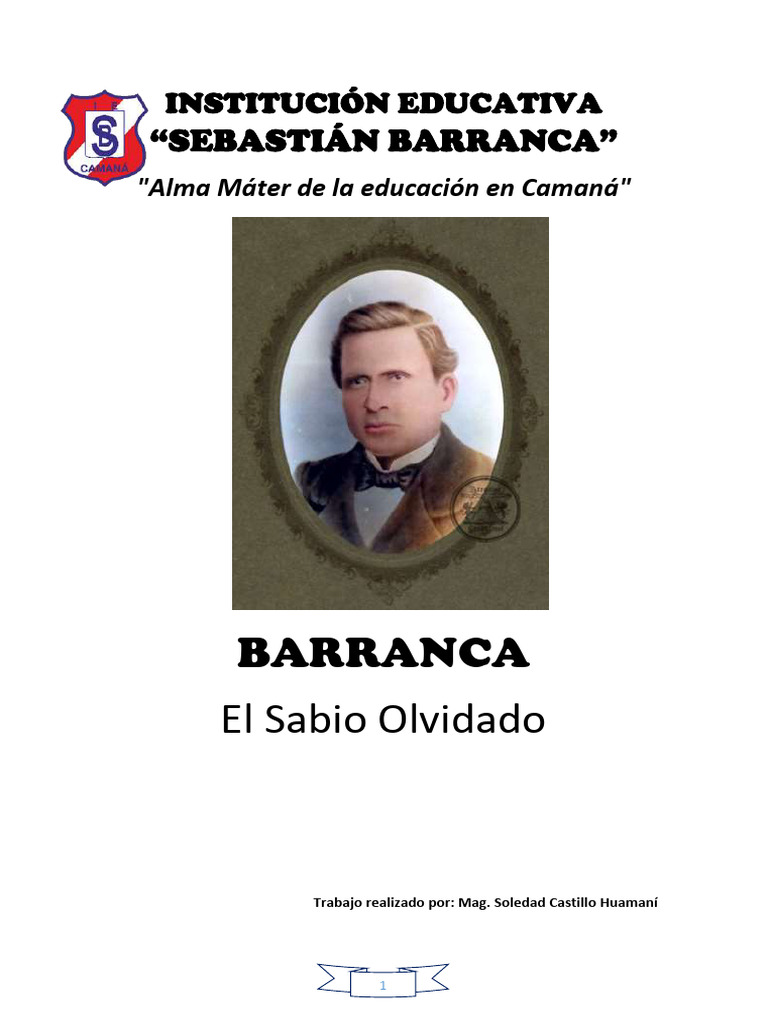 Sebastián Barranca: El Sabio Olvidado | PDF | Perú | Lima