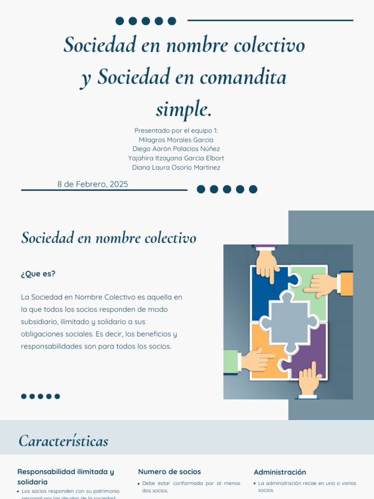 Sociedad en Nombre Colectivo y Sociedad en Comandita Simple.-2 | PDF | Sociedad de ...
