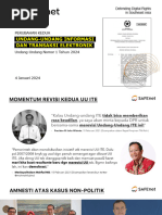 UU ITE No. 1 Tahun 2024 tentang ITE | PDF