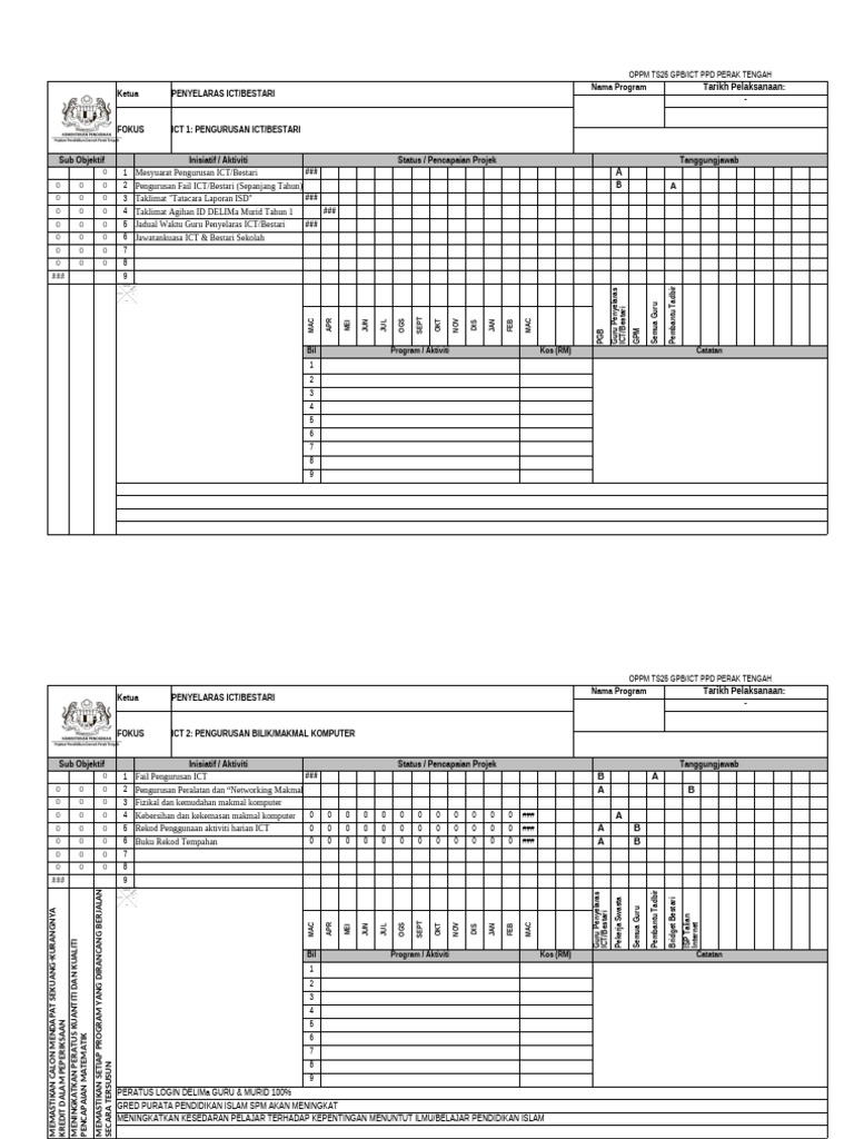 Draf Oppm GPB - Ict Pet 2024 | PDF
