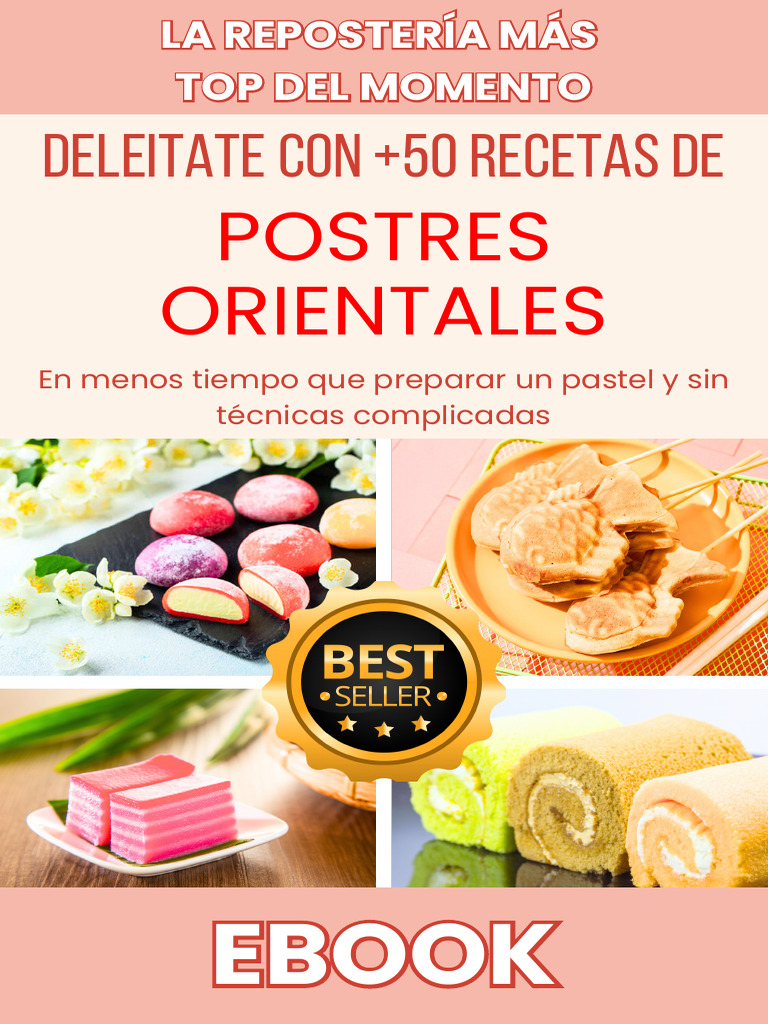 50 Recetas de Mochi y Postres Orientales | PDF | Confitería | Salsa