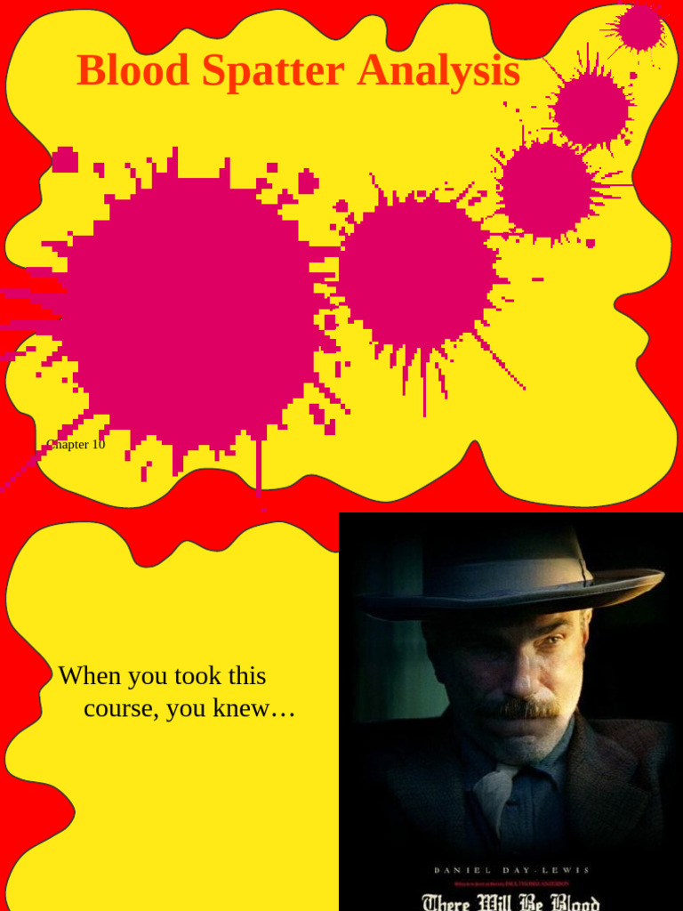 LEC B Blood - Spatter - Analysis | PDF