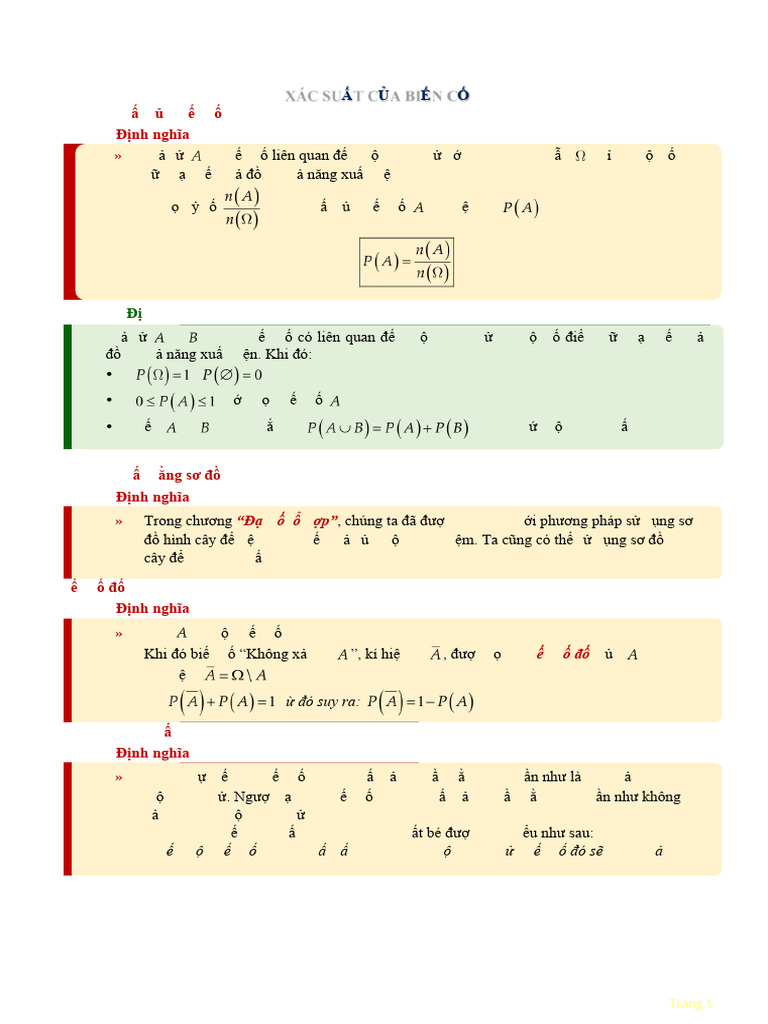 C10-B2-XÁC SUẤT CỦA BIẾN CỐ-P3-GHÉP HS | PDF