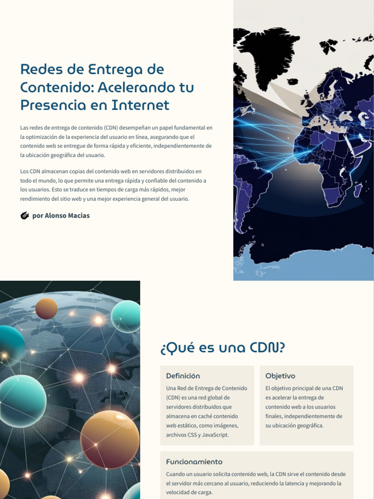 Optimiza tu Web con Redes CDN | PDF | Red mundial | Internet y web