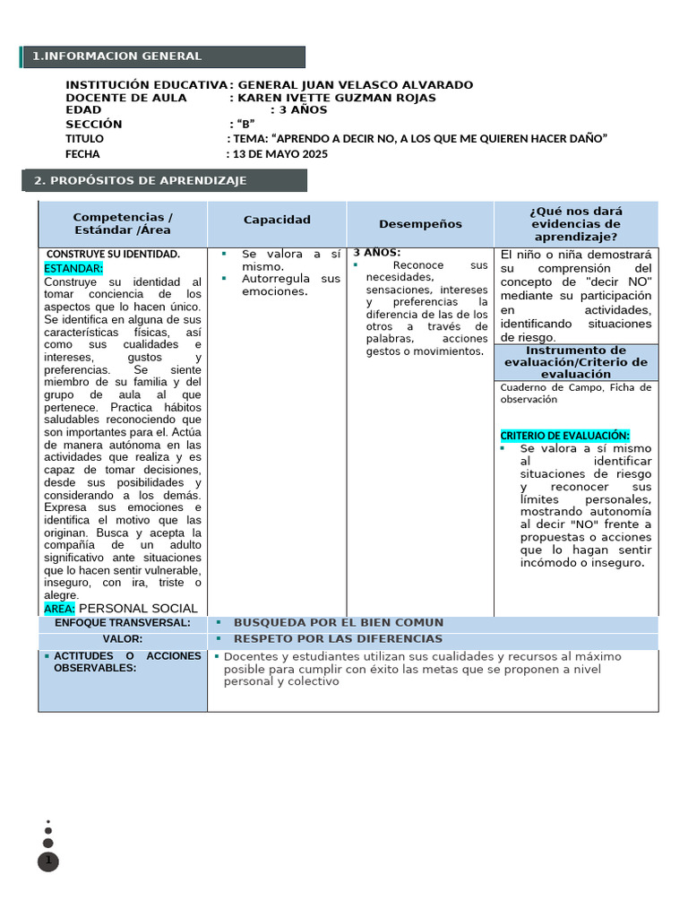 (U) 09-05-25 Inicial Editorial Dionicio | PDF | Evaluación | Aprendizaje