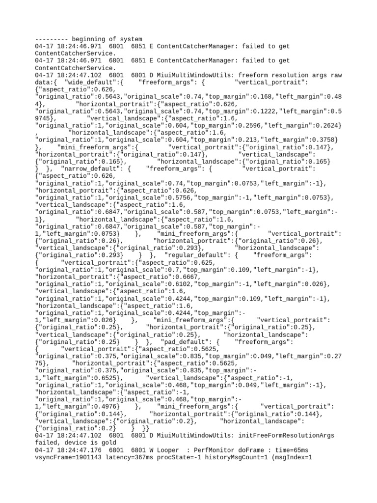 Log Cat 1744892306406 | PDF | Software Engineering | Computer Programming