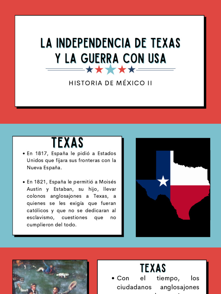 La Independencia de Texas y La Guerra Con Usa | PDF
