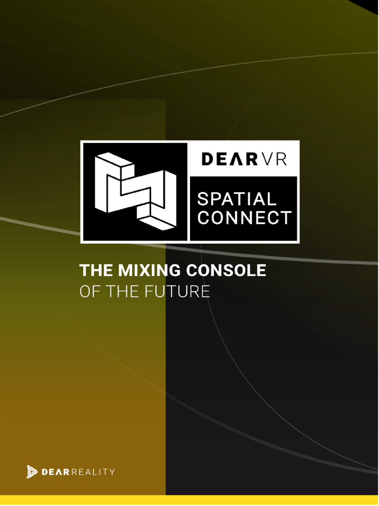 dearVR Spatial Connect Manual | PDF | Virtual Reality | Software