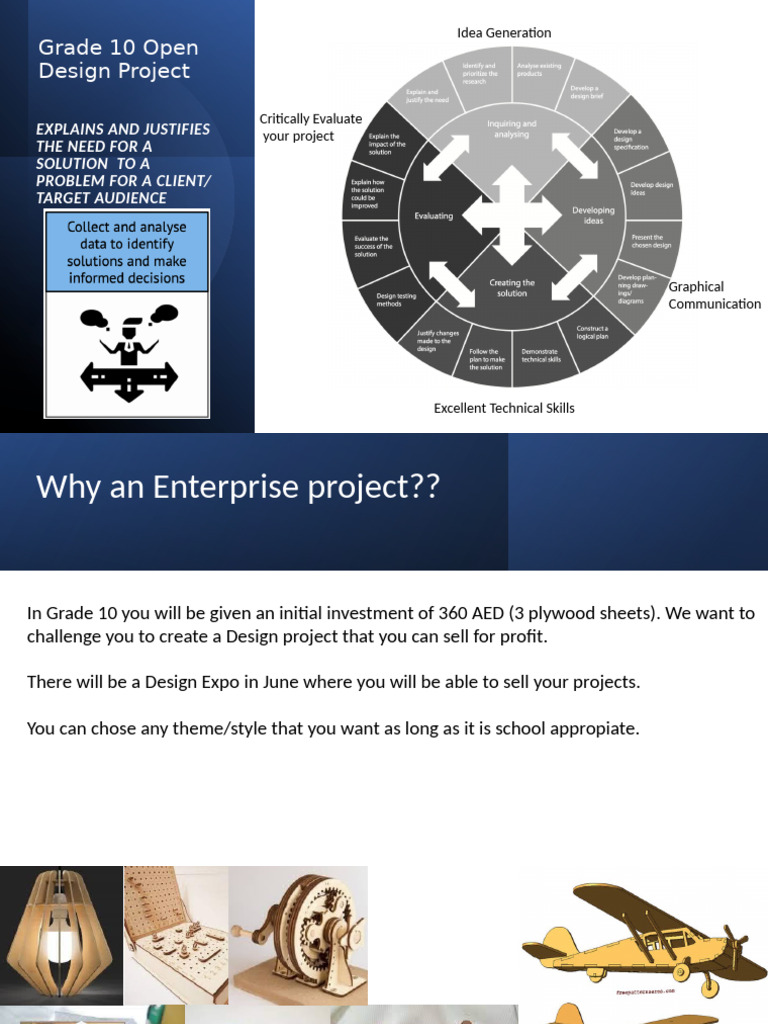 Grade 10 Design Project Guide | PDF | Cognition