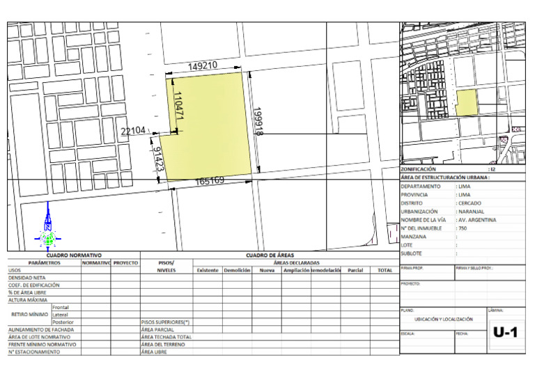 Plano Zonificacion | PDF