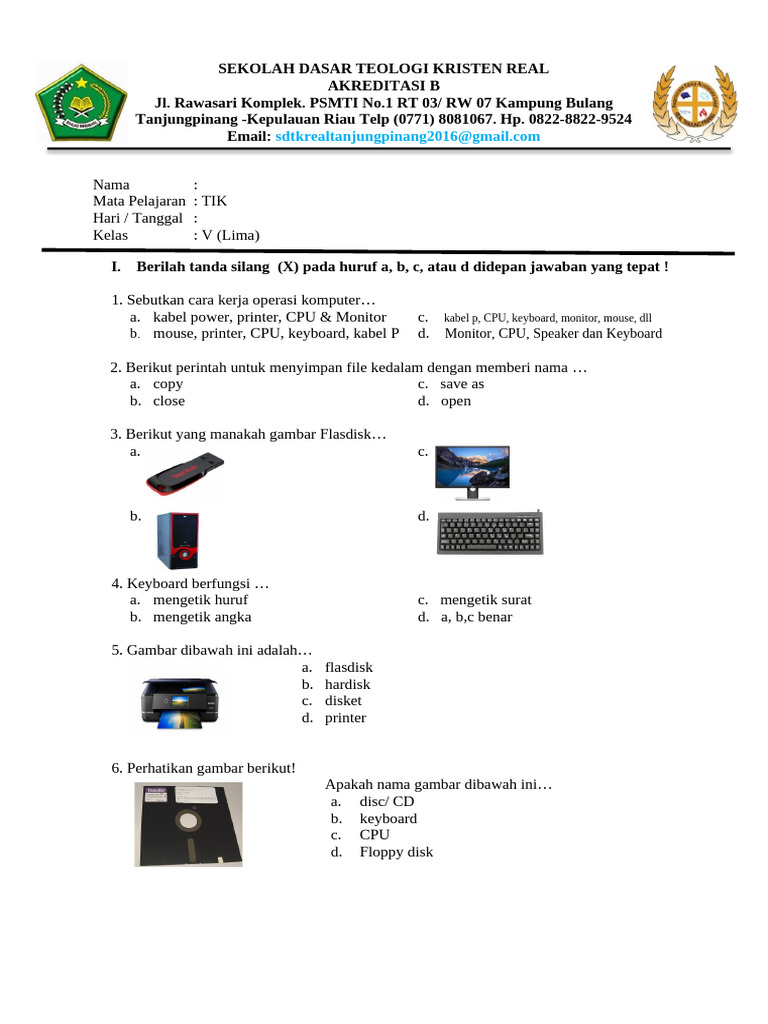 Soal Kelas 5 UTS | PDF