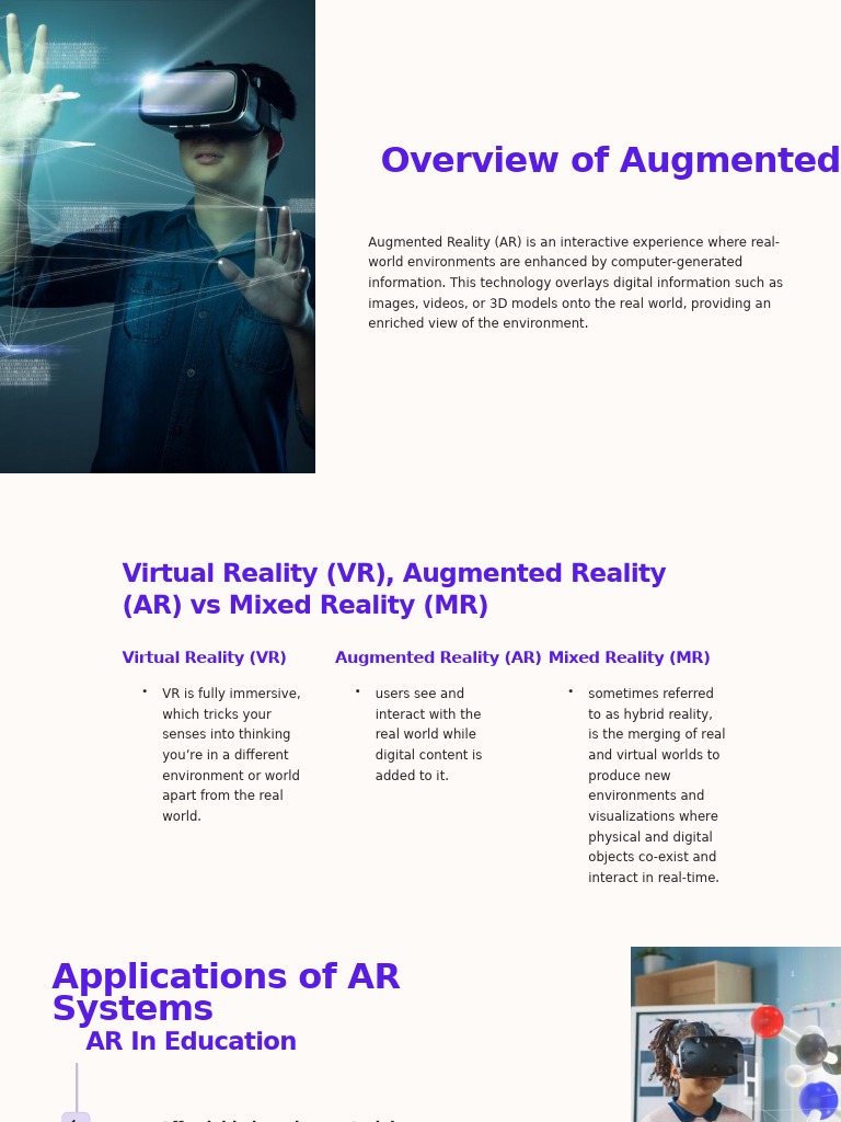 Overview of Augmented Reality | PDF | Augmented Reality | Mixed Reality