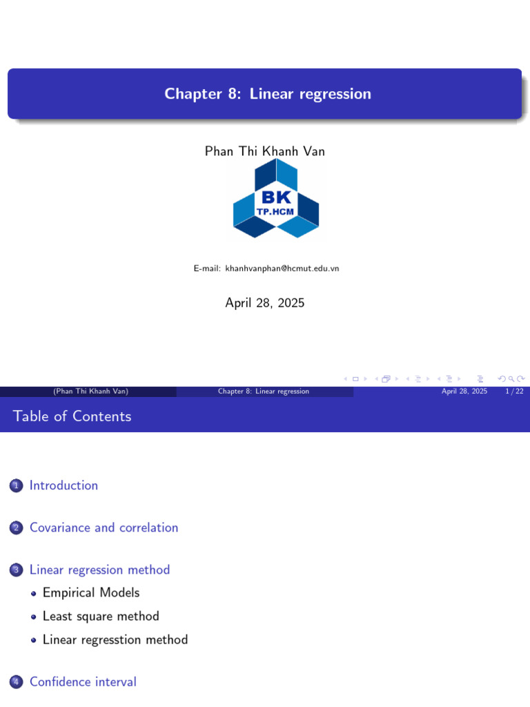 Chapter 8 Linear Regression | PDF | Errors And Residuals | Regression ...