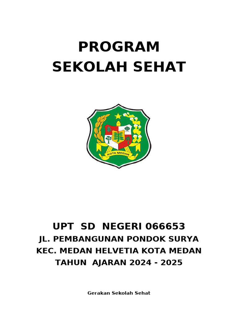 Program Sekolah Sehat | PDF