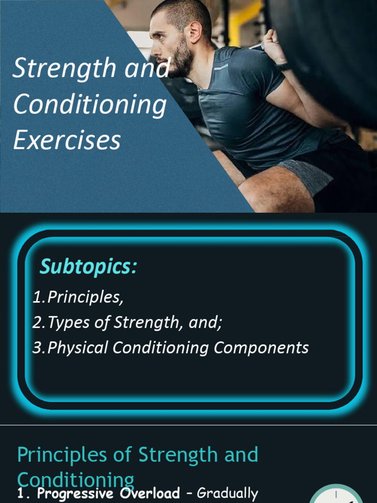 FINALS MODULE 1 Strength and Conditioning | PDF | Strength Training ...