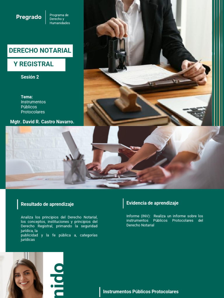 Sesion 2 - Derecho Notarial | PDF | Derecho Civil (Common Law) | Ley común
